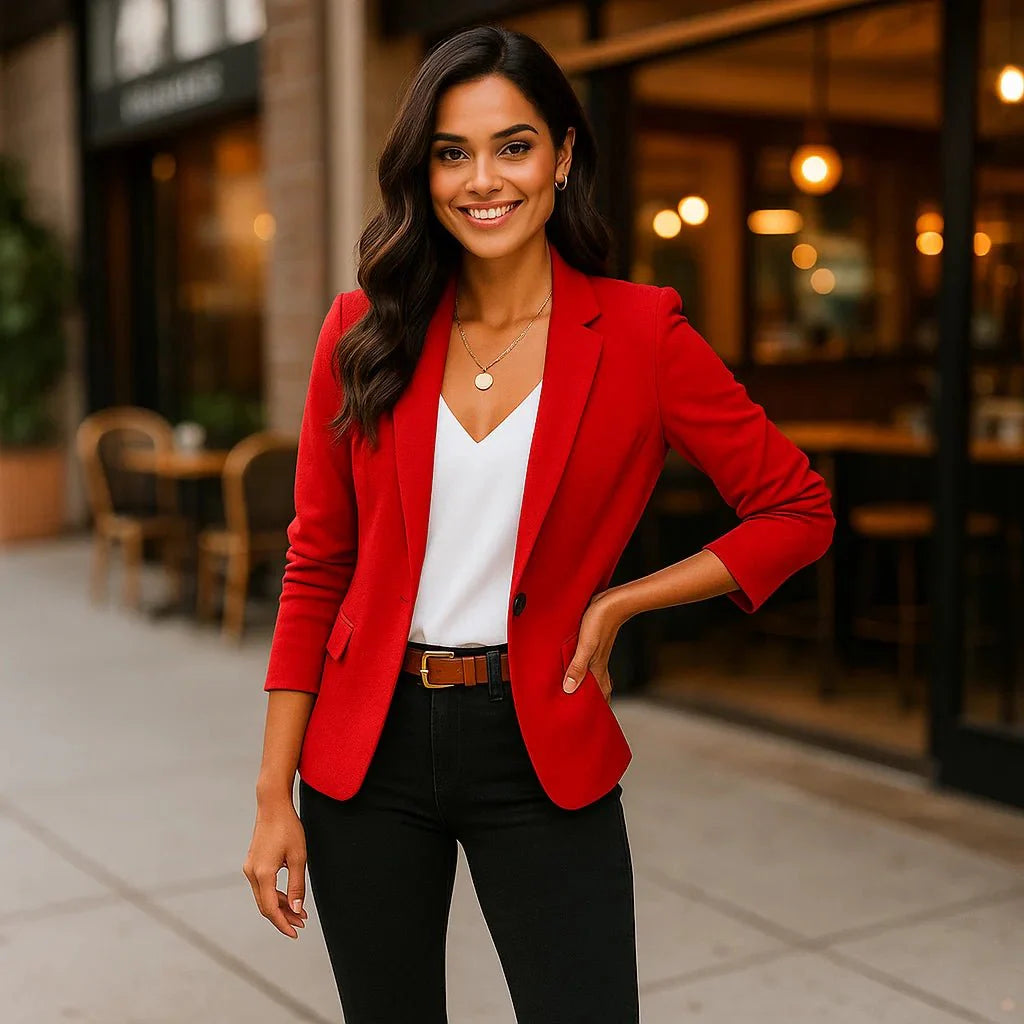 Elegant Women's Blazer - Tailored Fit - Classic Style – Vivano-London